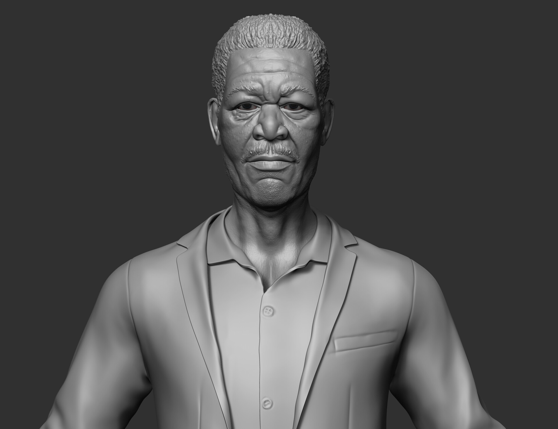 ArtStation - Morgan Freeman