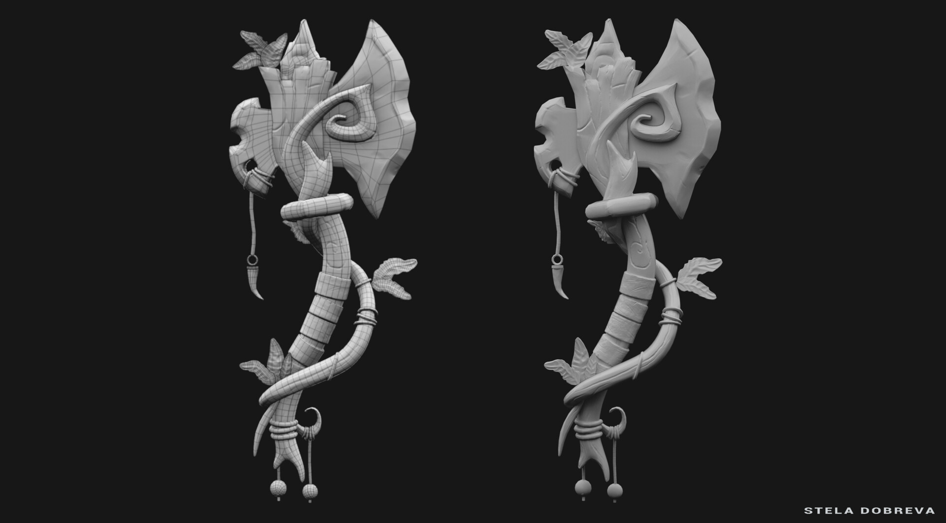 Stela Dobreva - Stylized Axe