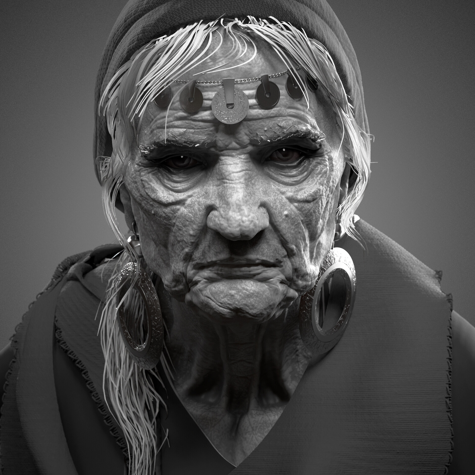 ArtStation - Old Lady | Speedsculpt