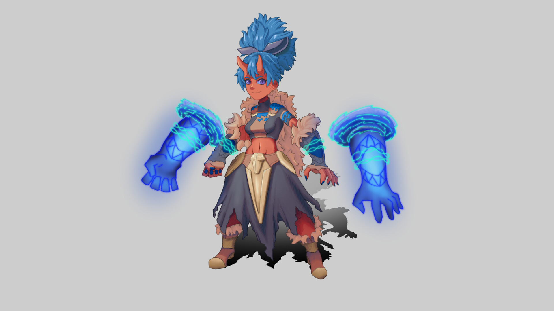 ArtStation - Oni Girl