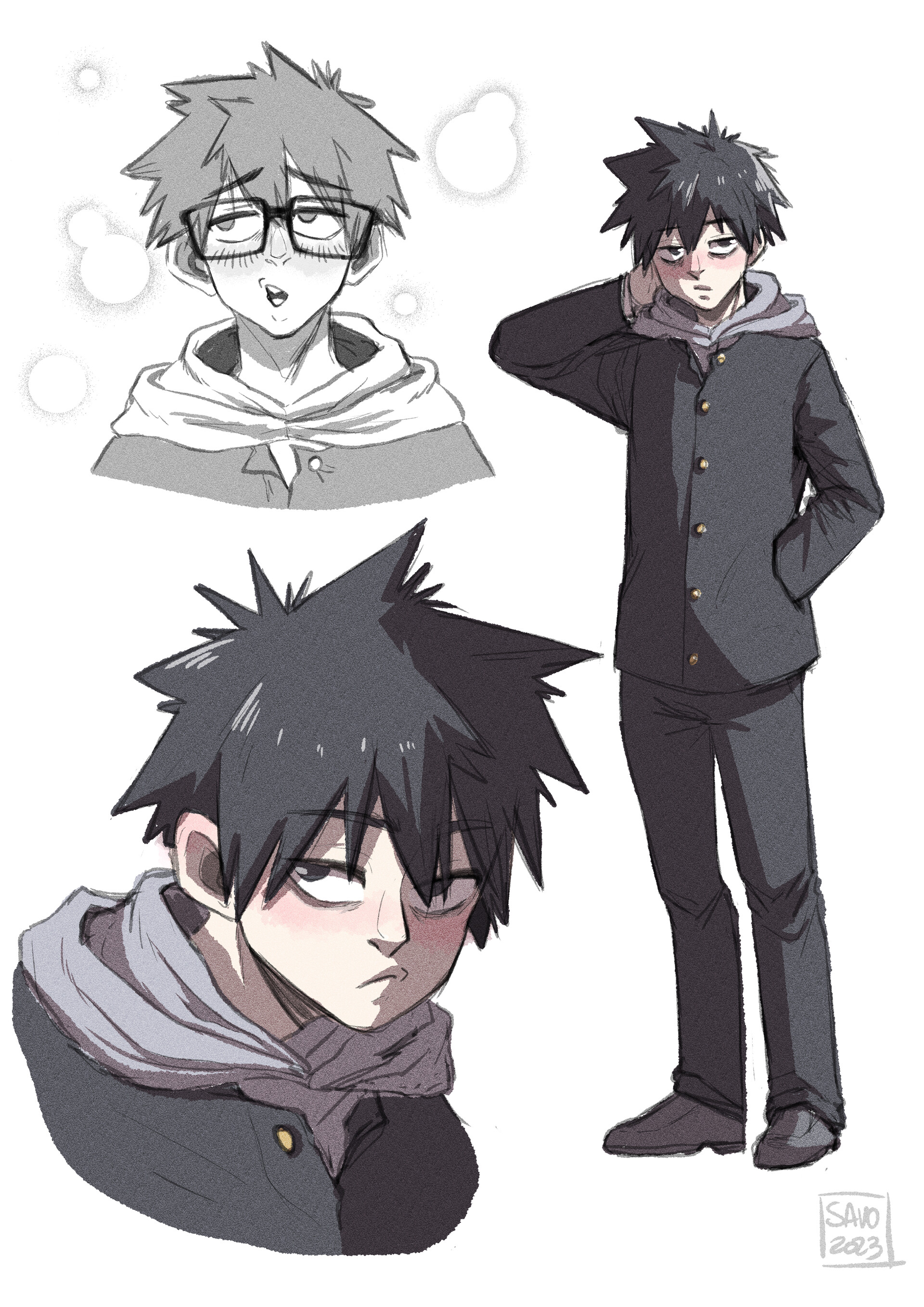 ArtStation - Lelo-kun "HighSchool Talli" - Fictional spin-off of "Talli Daughter of the Moon" Manga