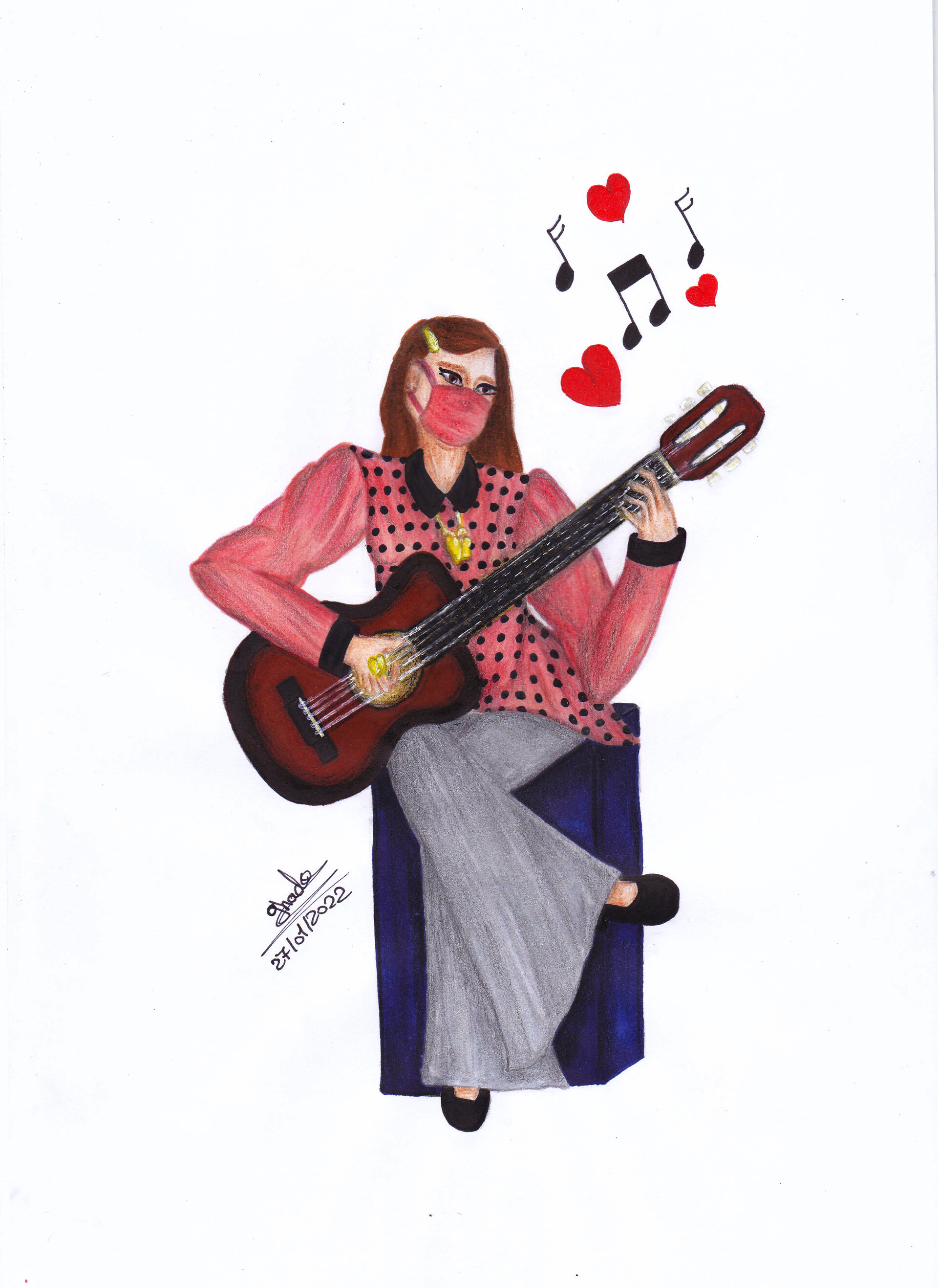 Ghada Mohamed - All about loving a guitar