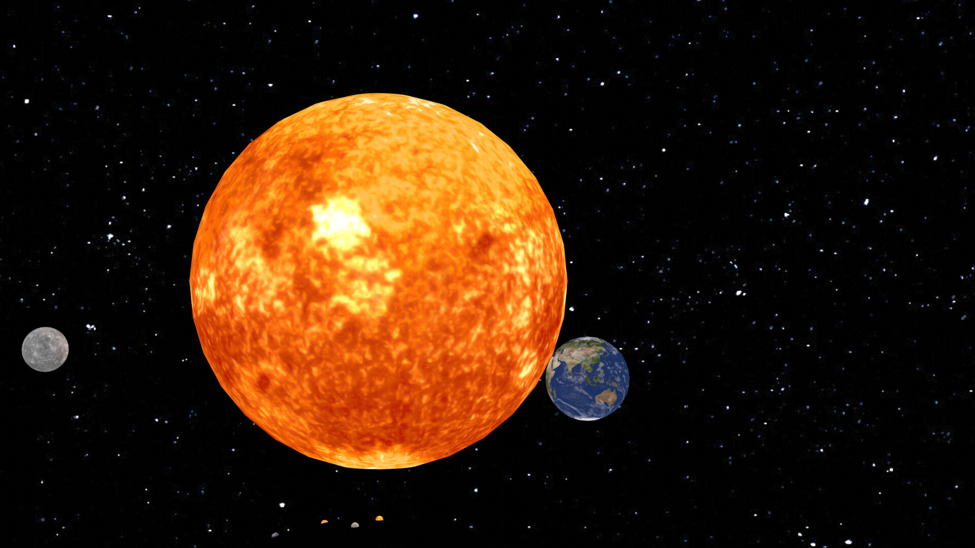 Solar System 3d Animation