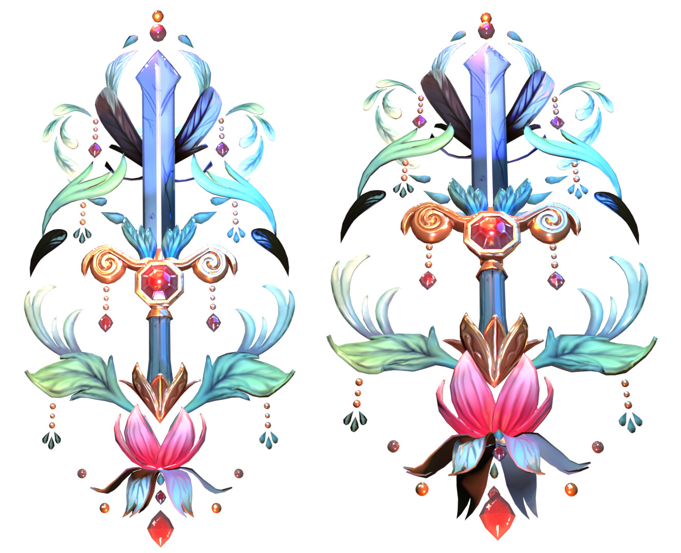 Kaylie Benner - Swordflower 3D Model