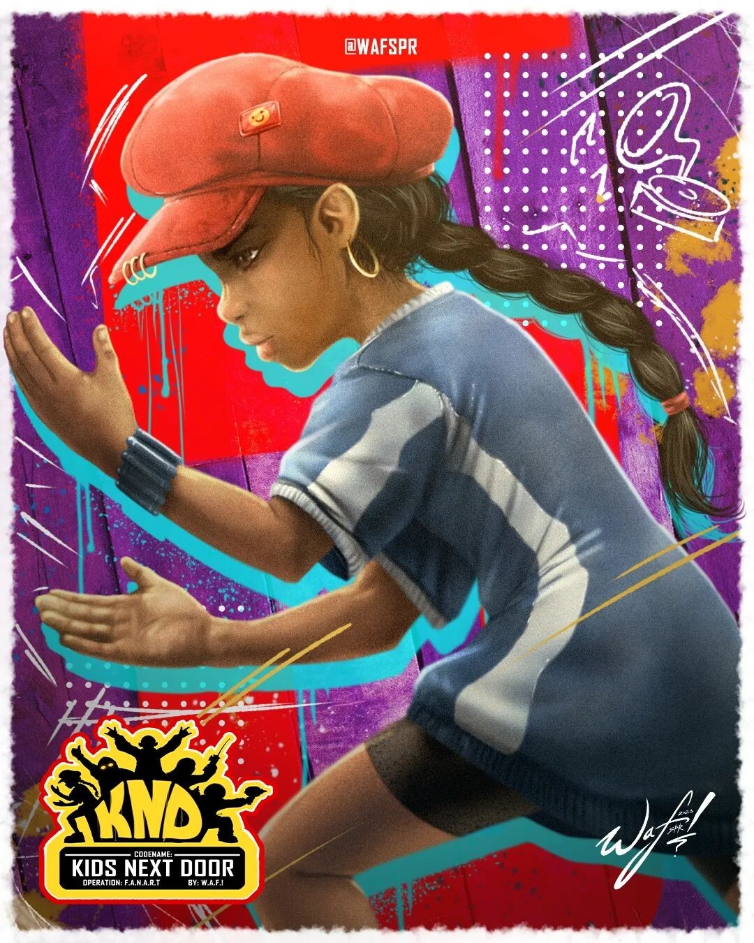 WAF! (Sergio Pérez Roa) - Codename: Kids Next Door - Concept Fanart