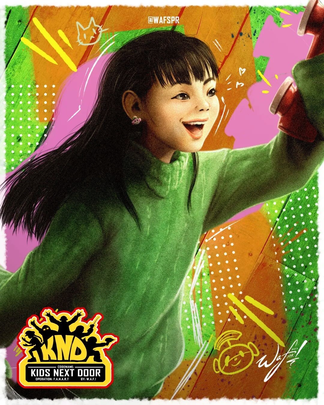 WAF! (Sergio Pérez Roa) - Codename: Kids Next Door - Concept Fanart
