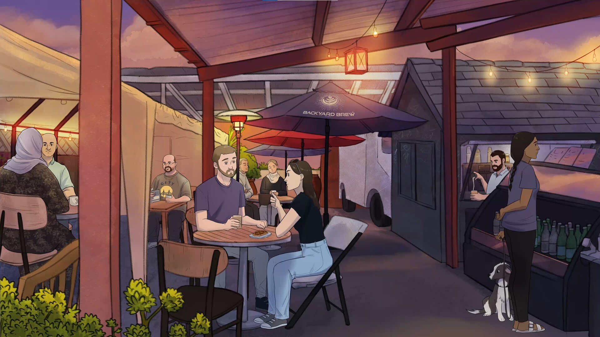 ArtStation - Backyard Brew Cafe-comm