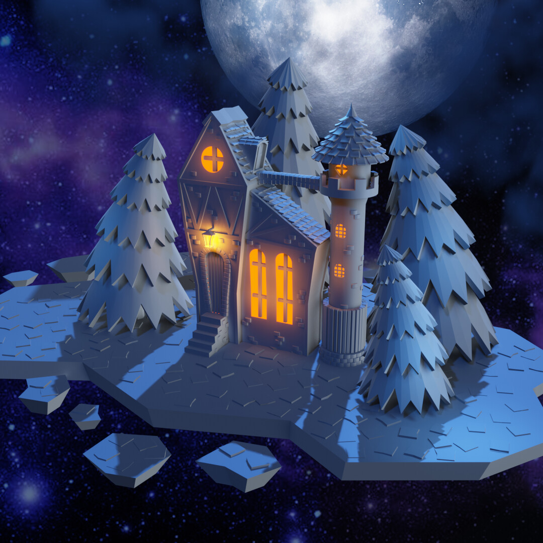 ArtStation - "Simple house"