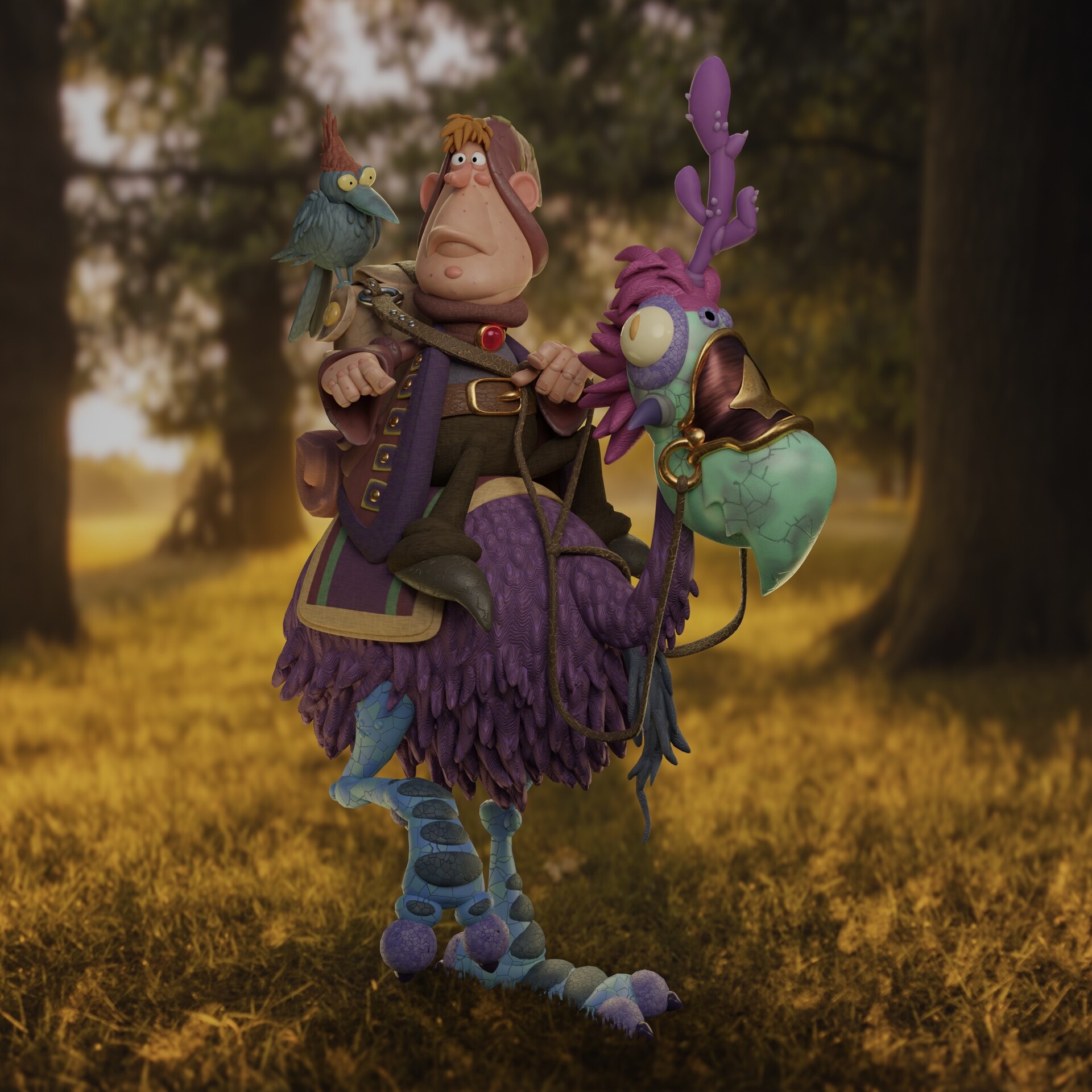 ArtStation - Worn-Out Wizard Procedural Shading