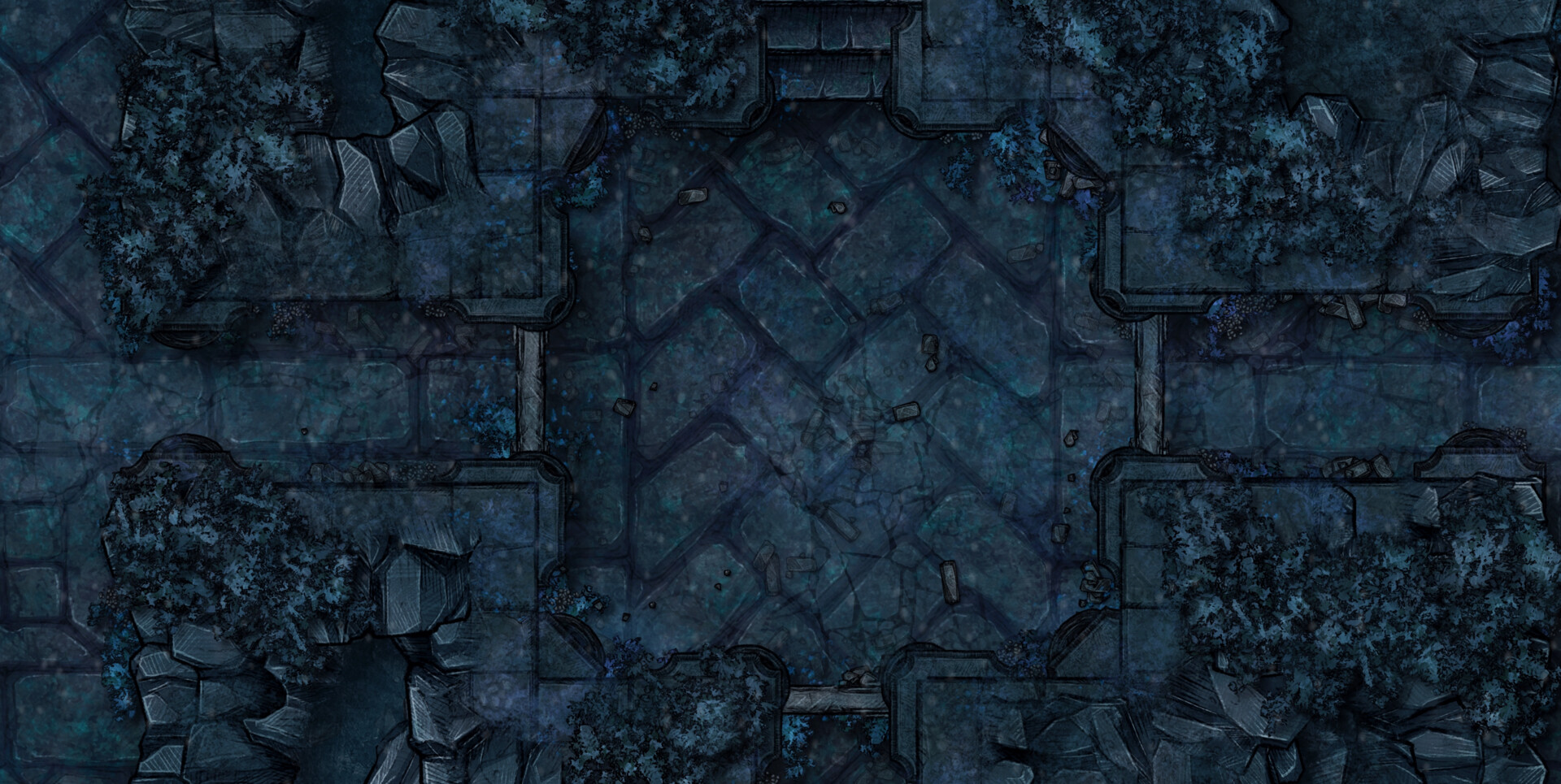 Detailed Dungeons - Icespire Hold (Undercroft) (Night)