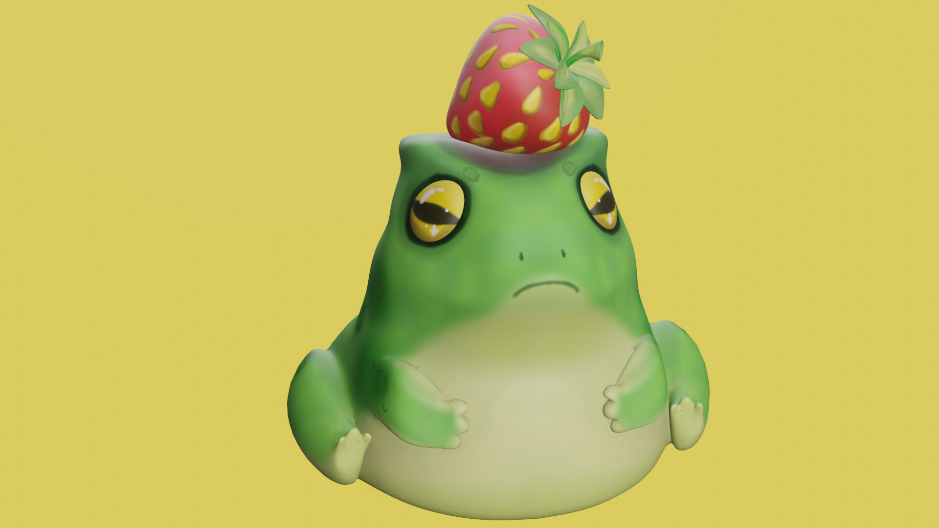 ArtStation - Funny little frog