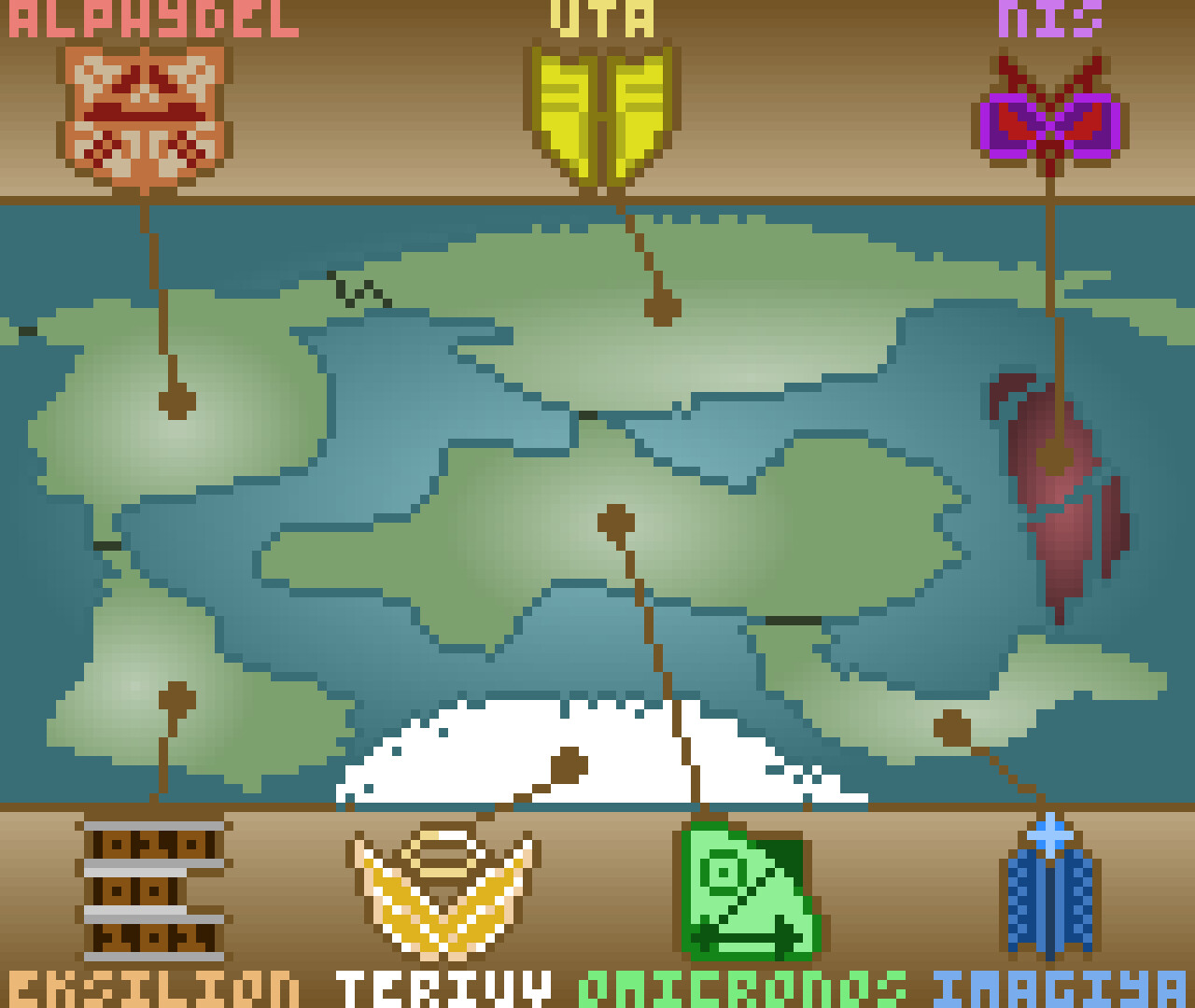 ArtStation - Tellirian World Map