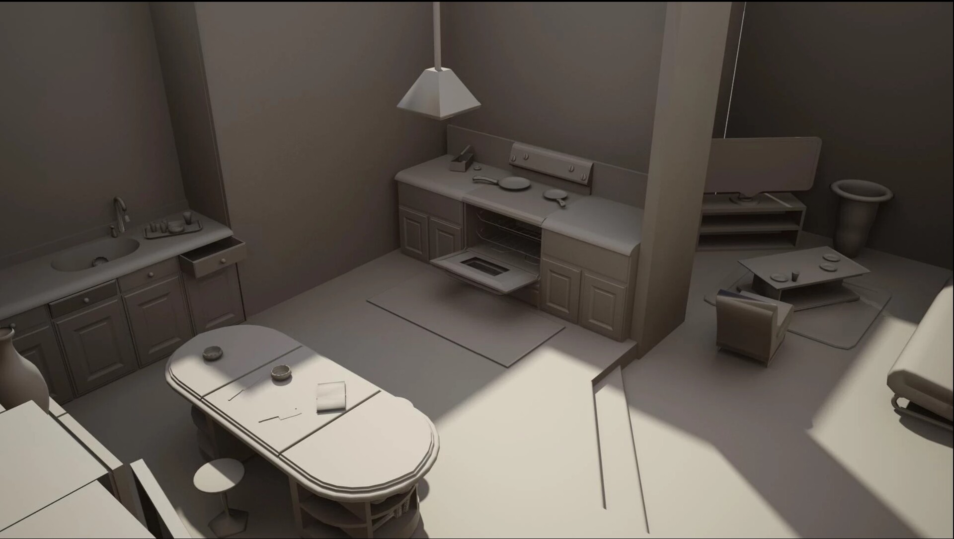 ArtStation - kitchen shot 2