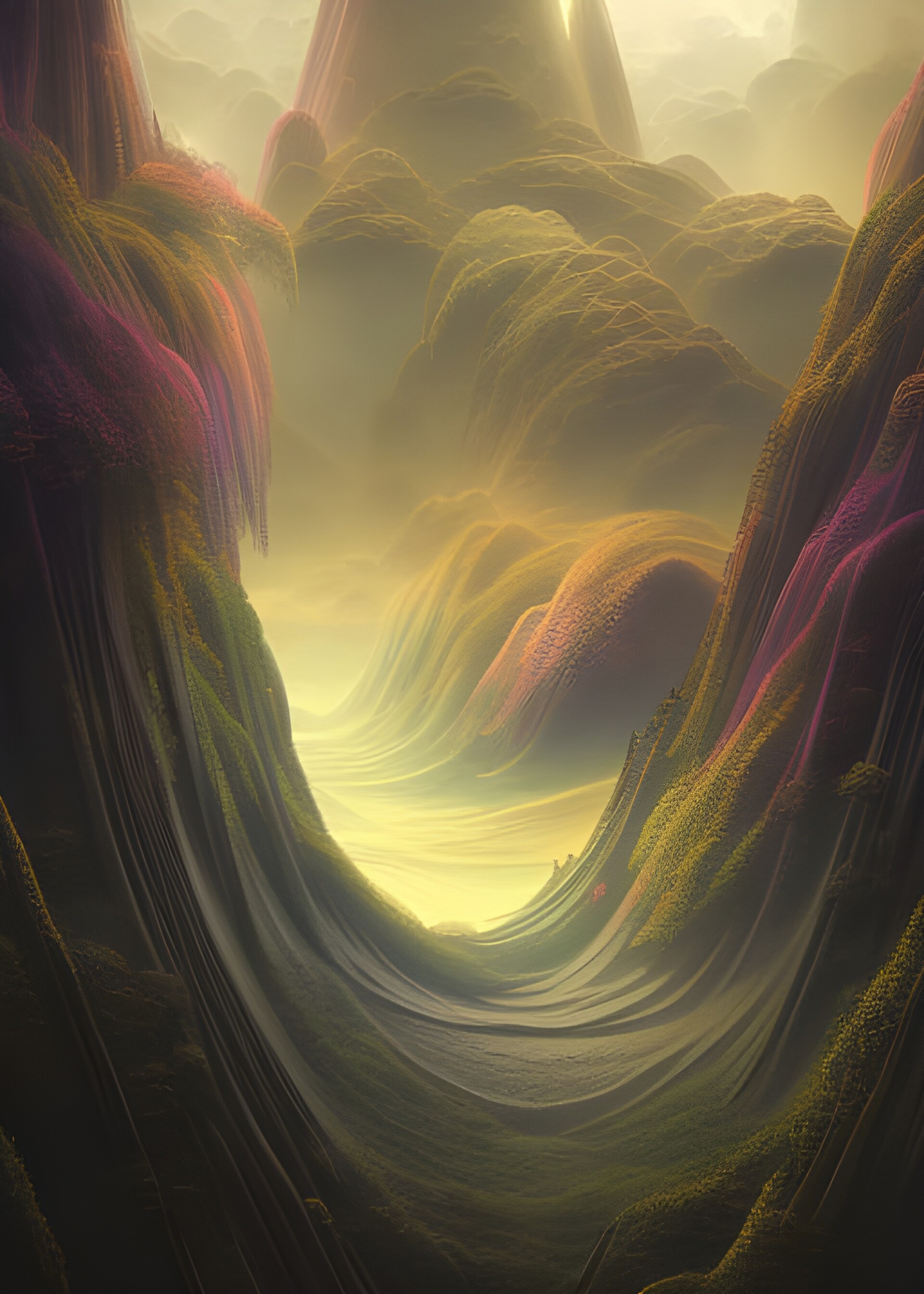 ArtStation - Cascading Landscape 2