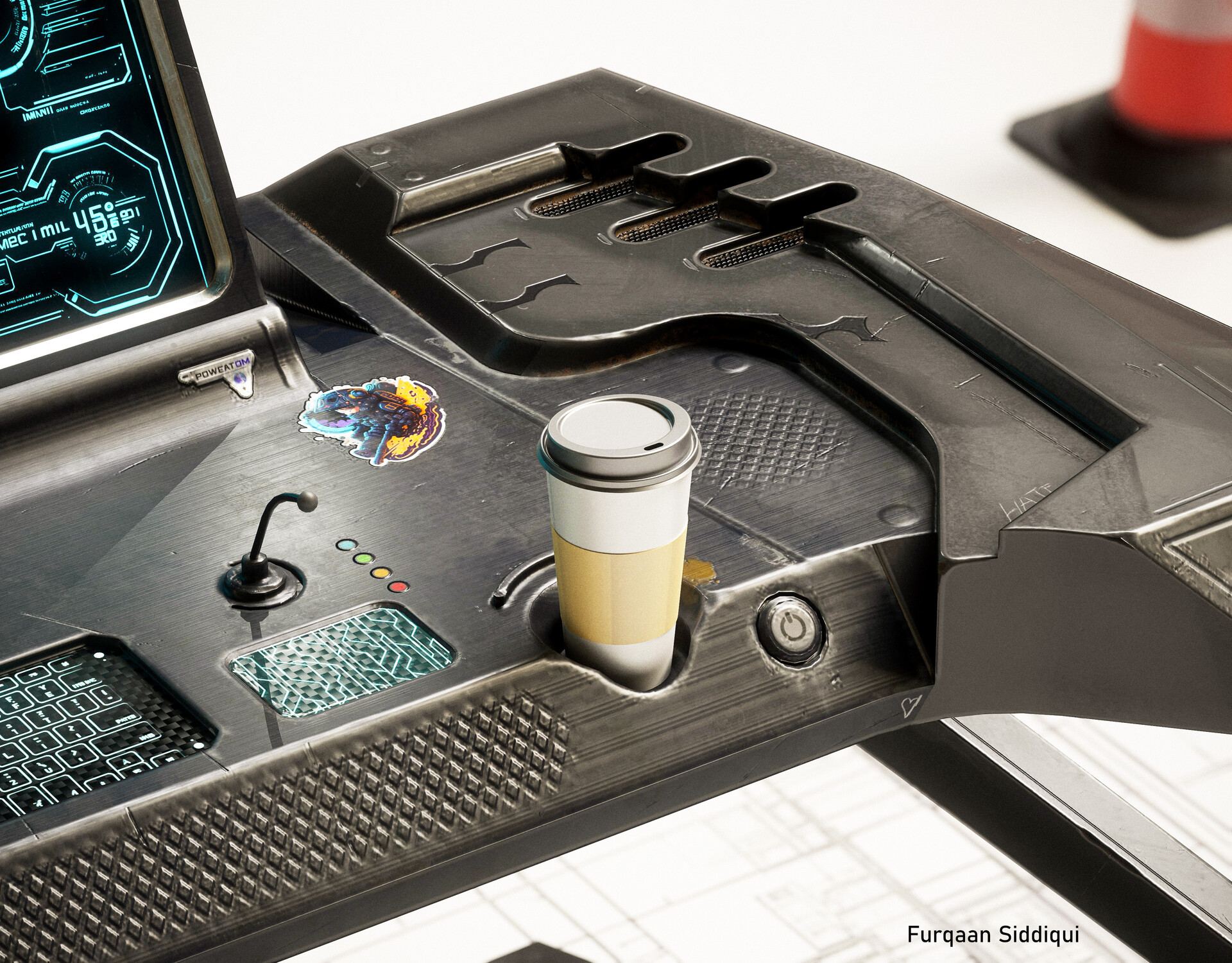 ArtStation - Sci-fi Stylized Table V1 PBR