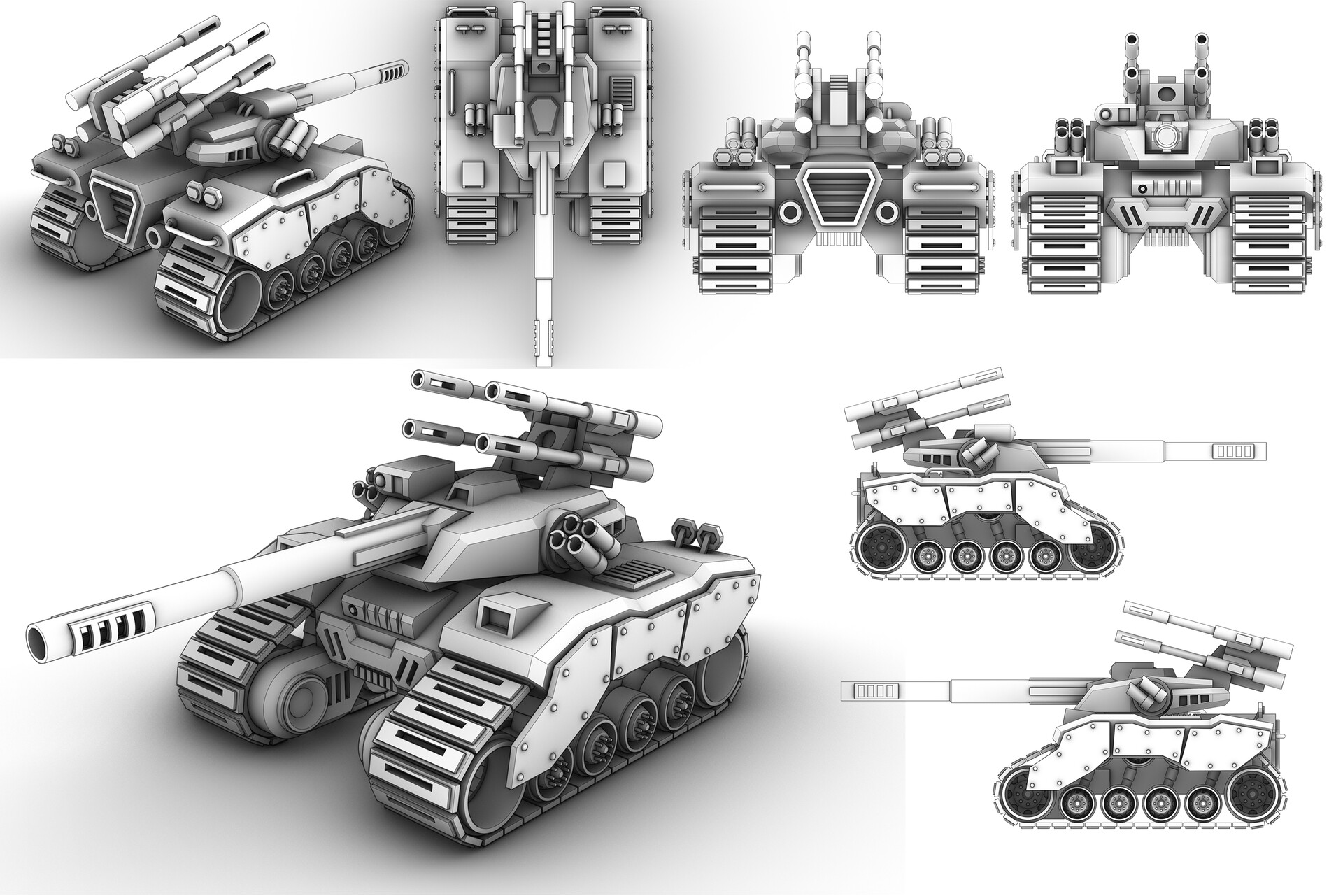 Humoro - concept fantasy Tank collection