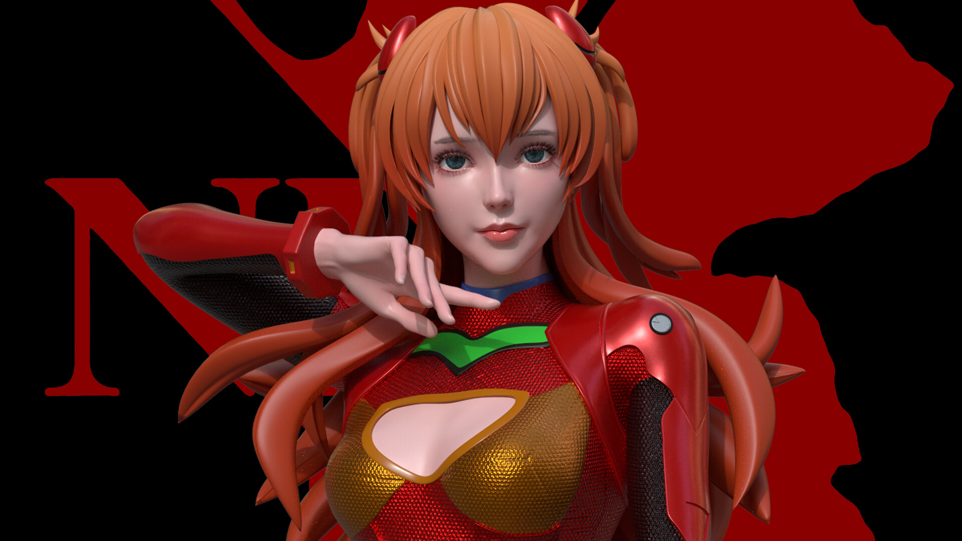 Artstation Sohryu Asuka Langley