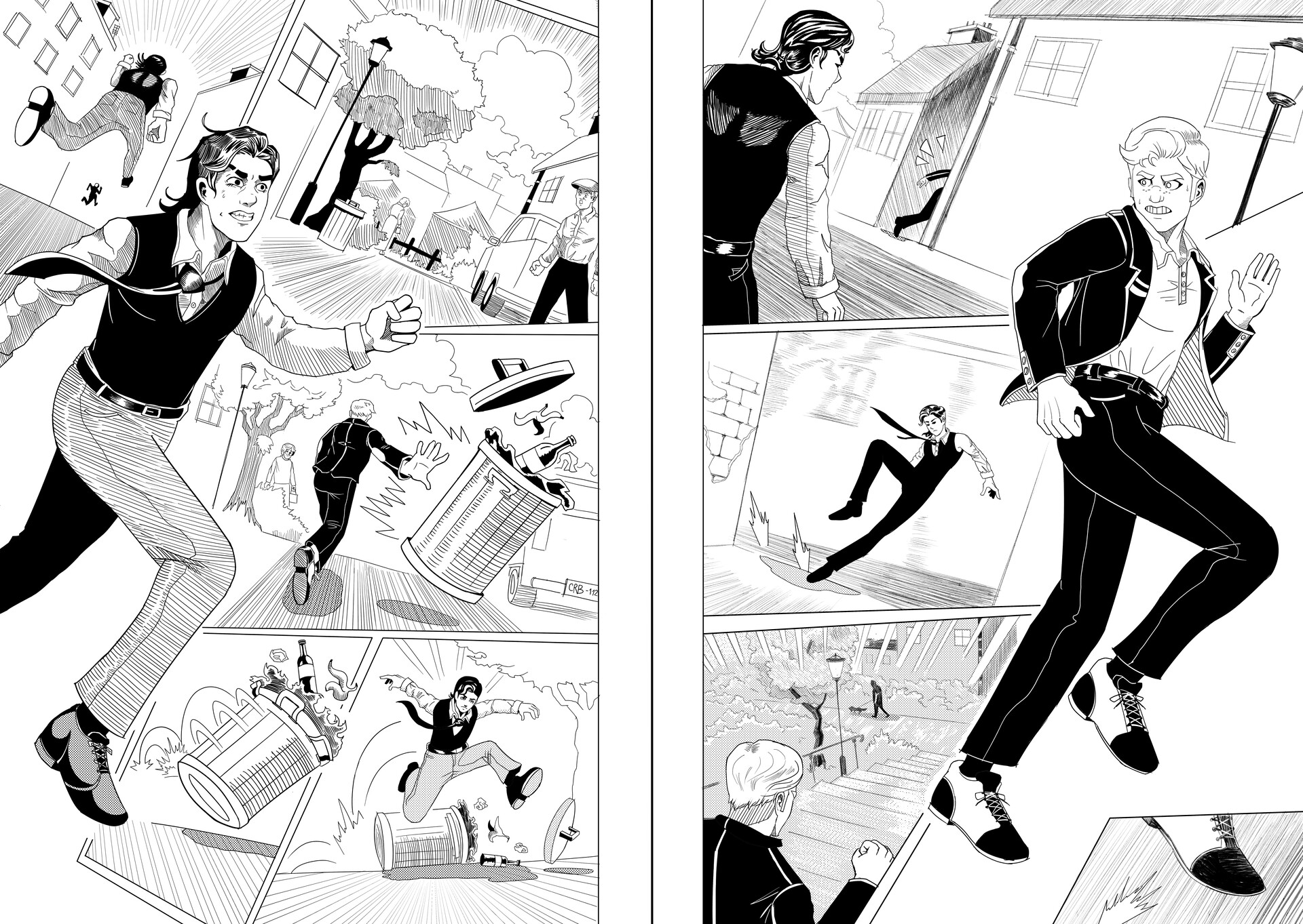 ArtStation - Comic book work sample