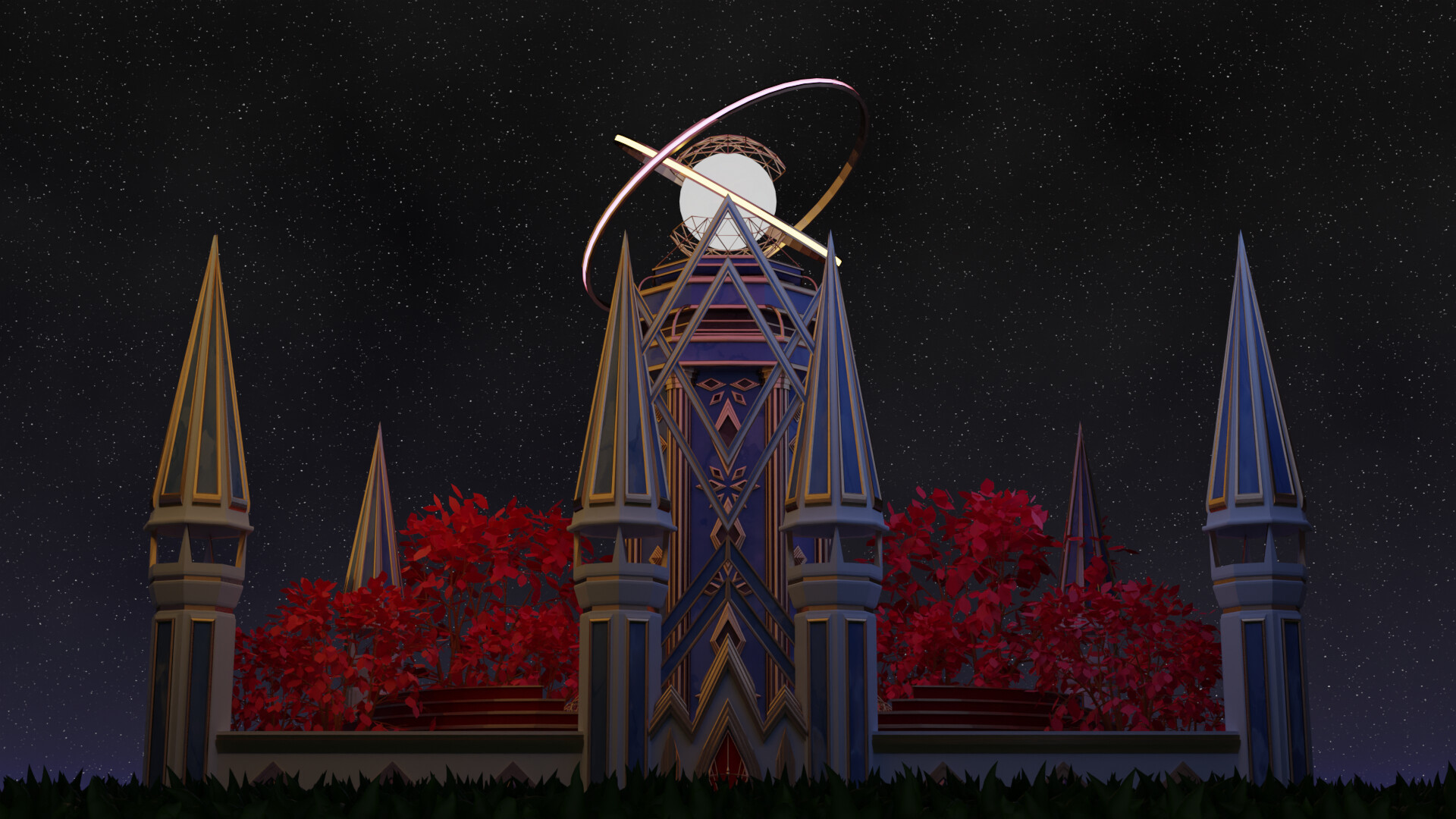 ArtStation - Night Castle