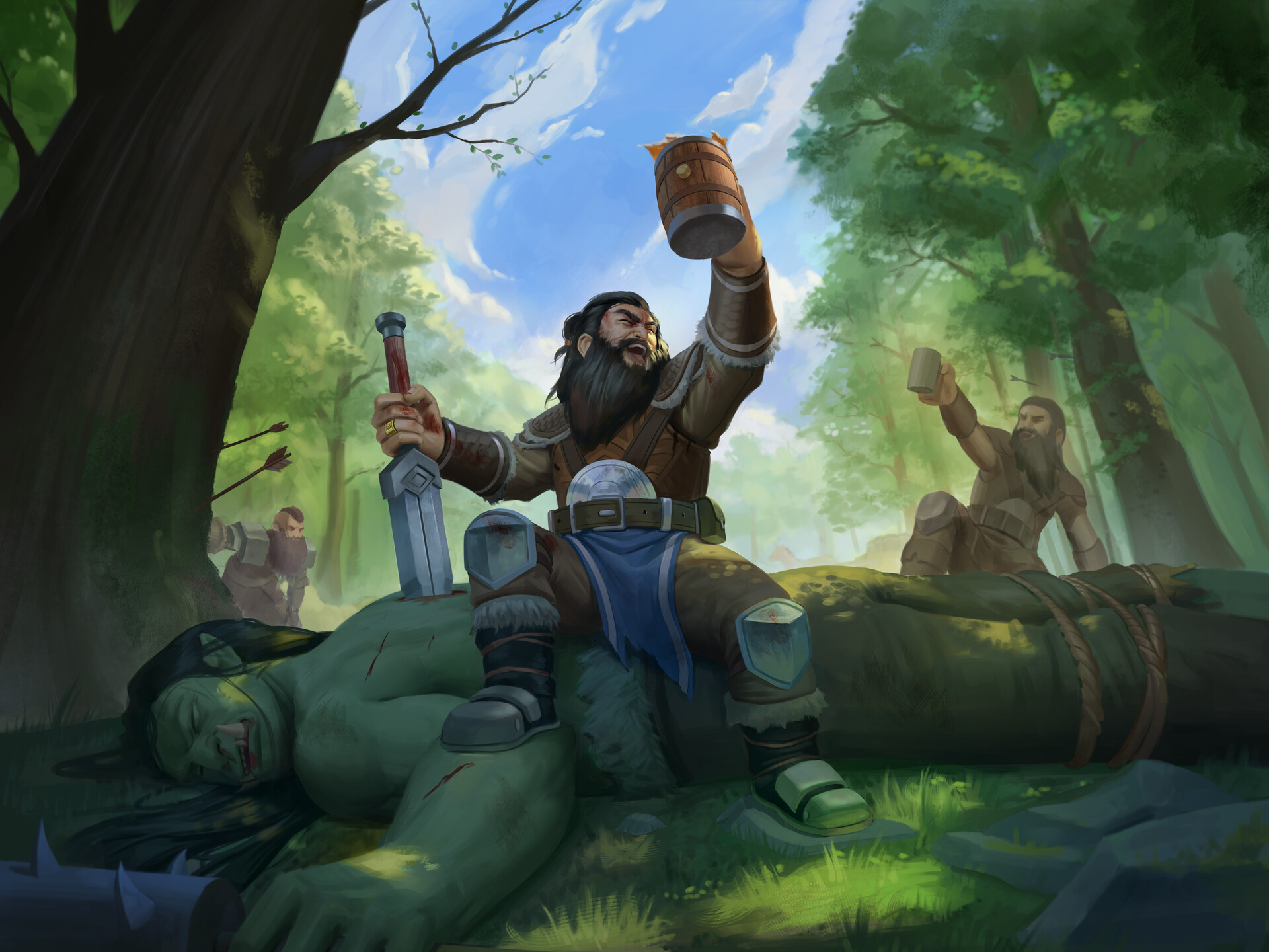 ArtStation - Victorious Battle