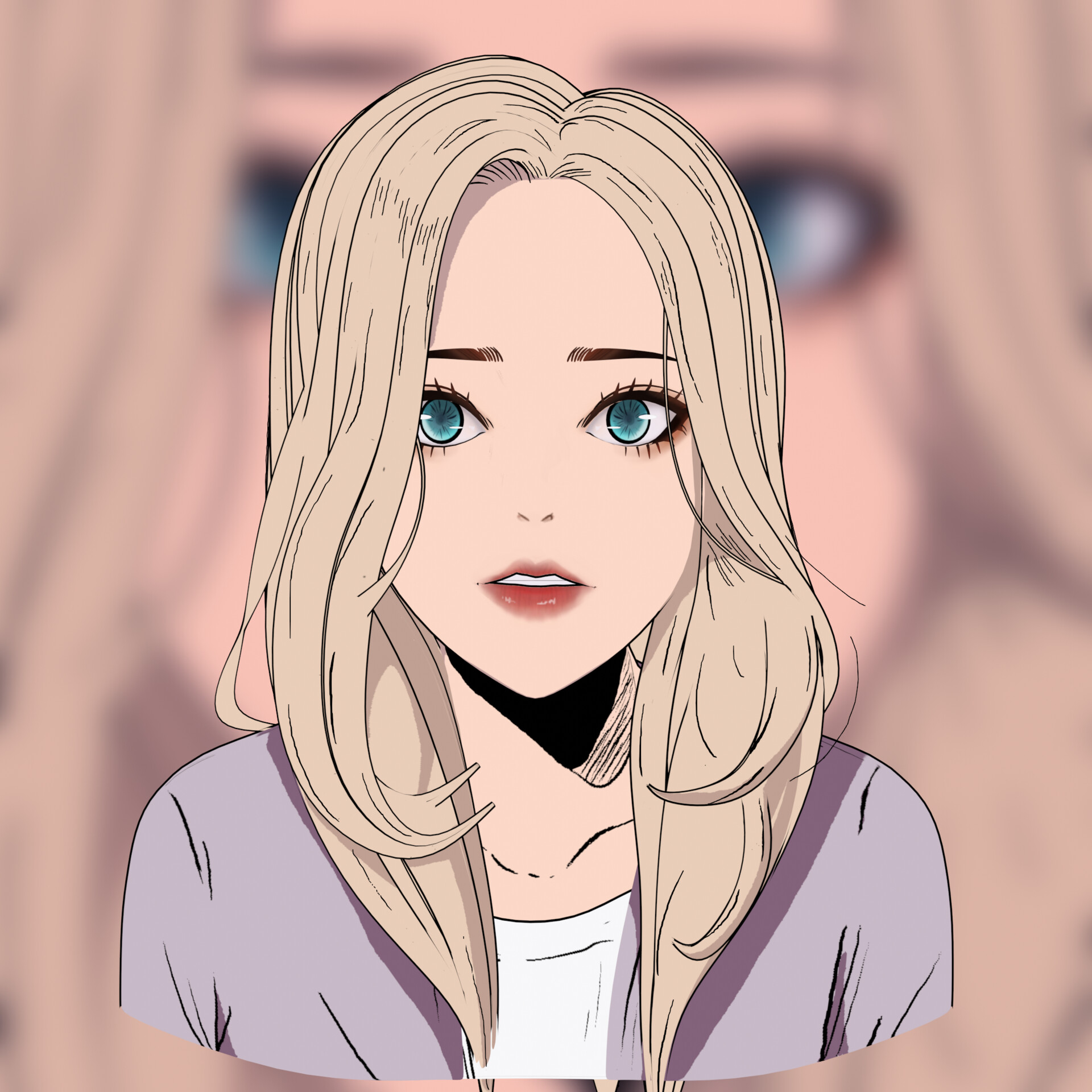 ArtStation - 3d webtoon girl character