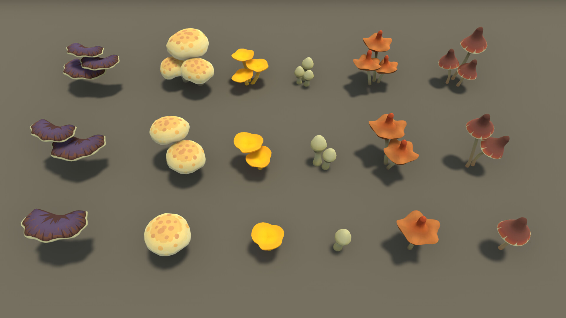 ArtStation - Stylized Mushroom Pack