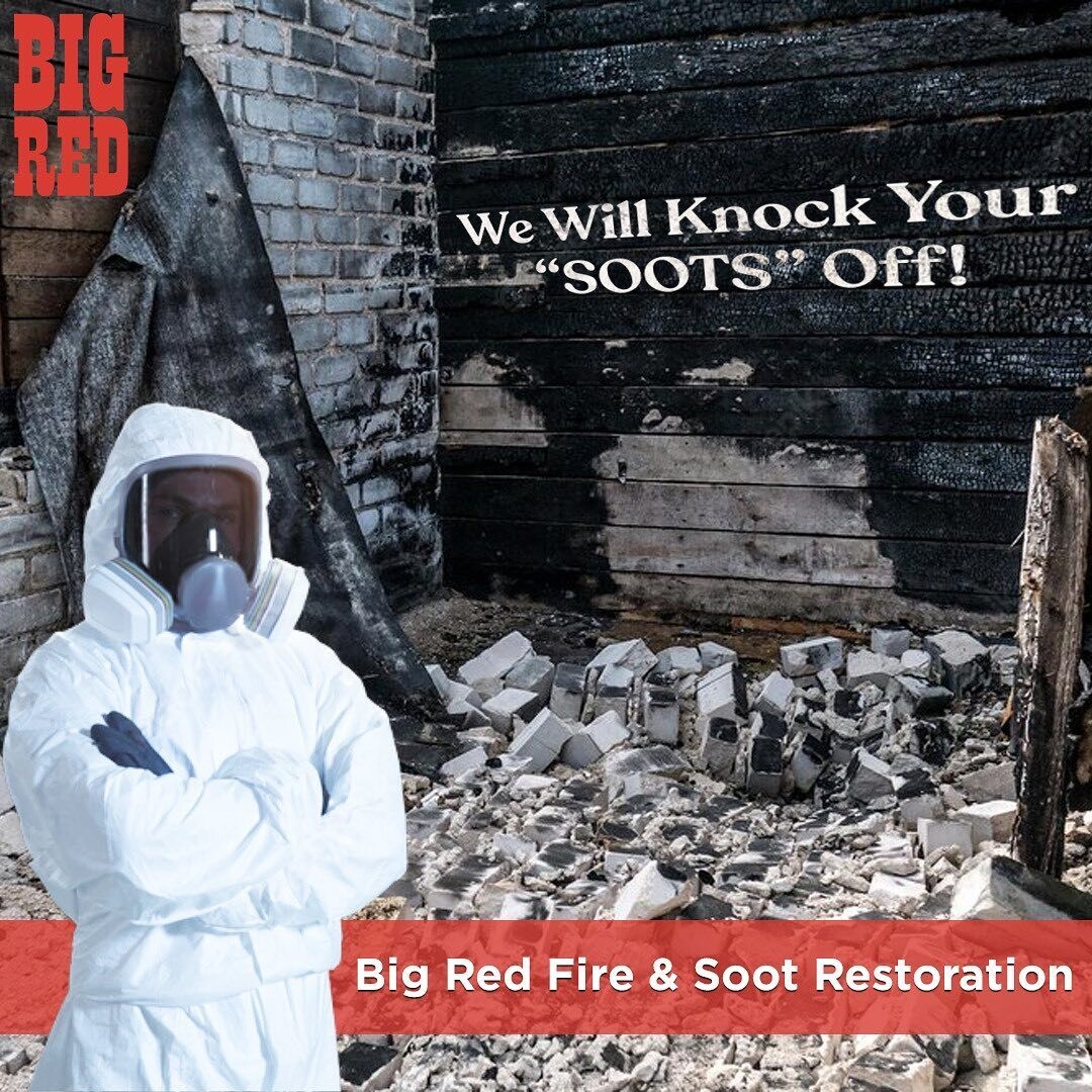 ArtStation - Big Red fire and soot restoration