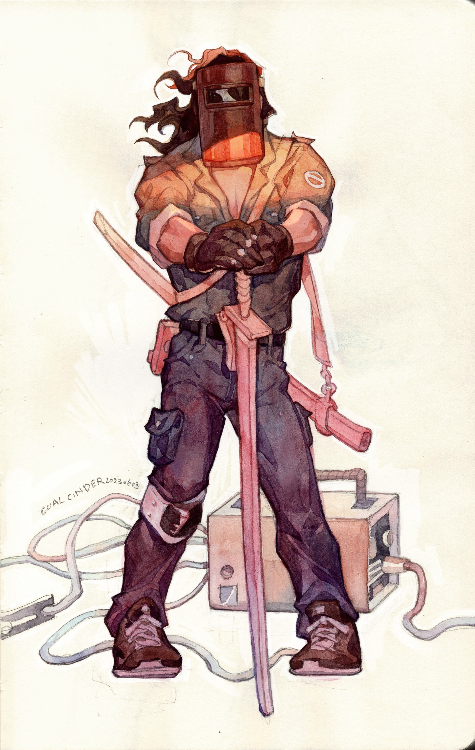 ArtStation - Working class fighter Josh