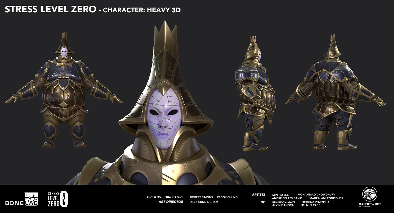 Min Ho Lee - BONELAB // Character: Heavy 3D Model