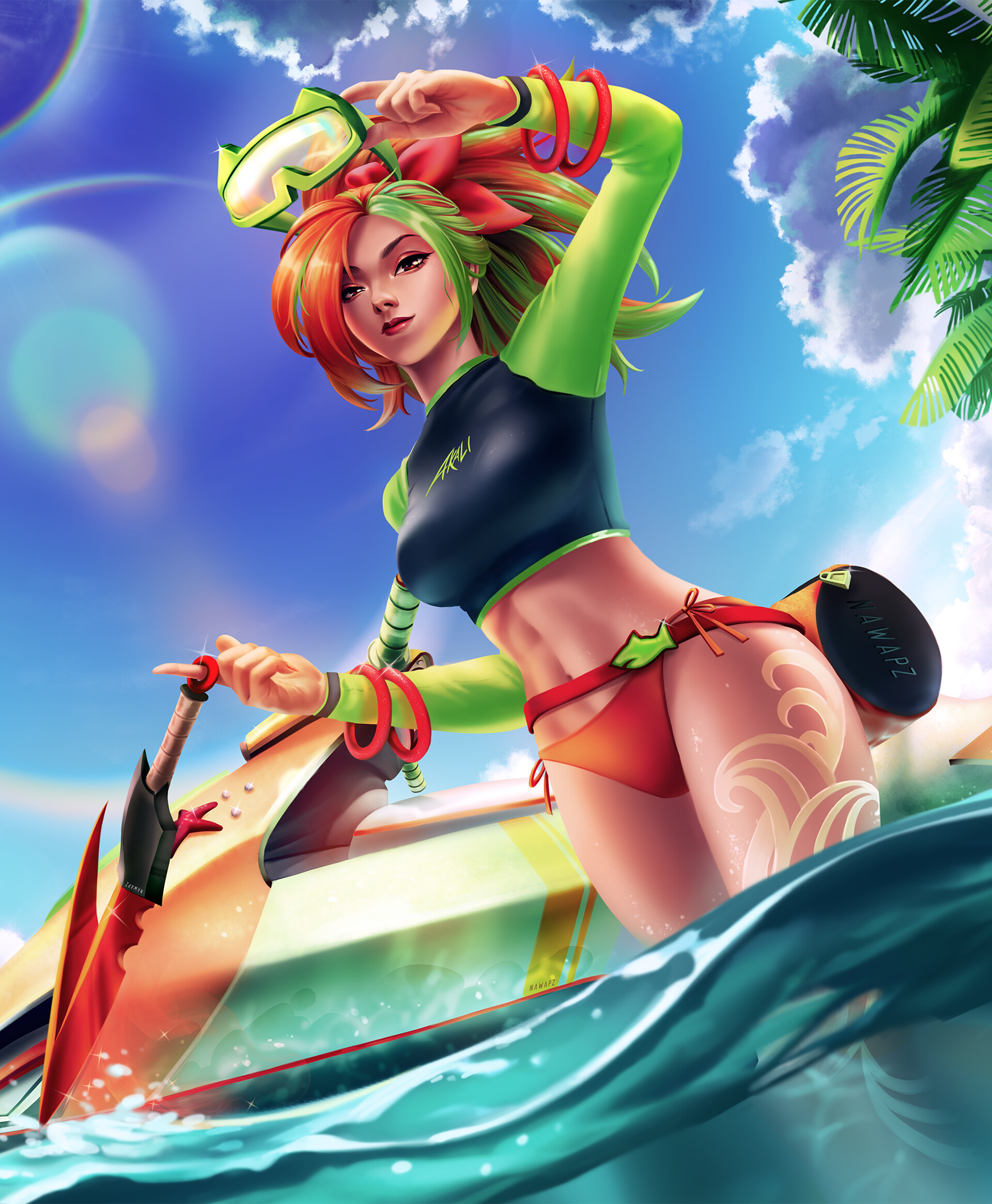 Pool Party Splash Art Jinx