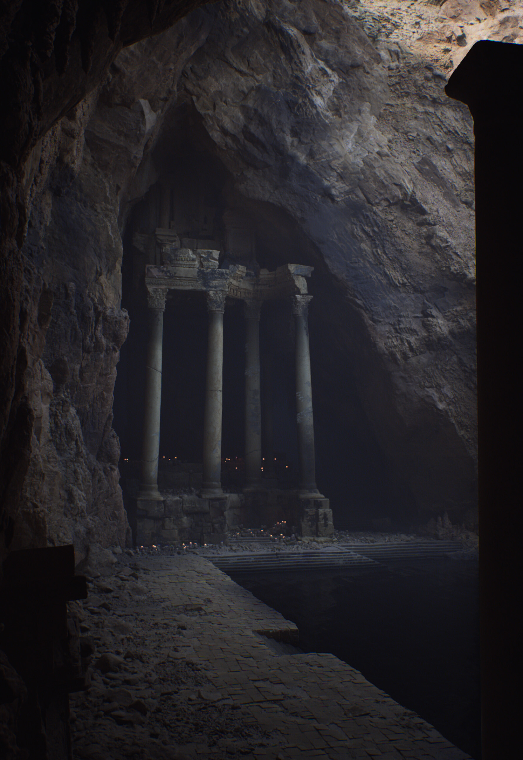 Leo Newman - Ruins day/night cycle