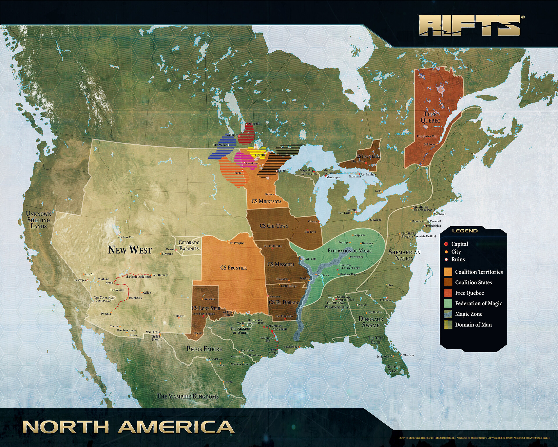 ArtStation - Rifts World Maps