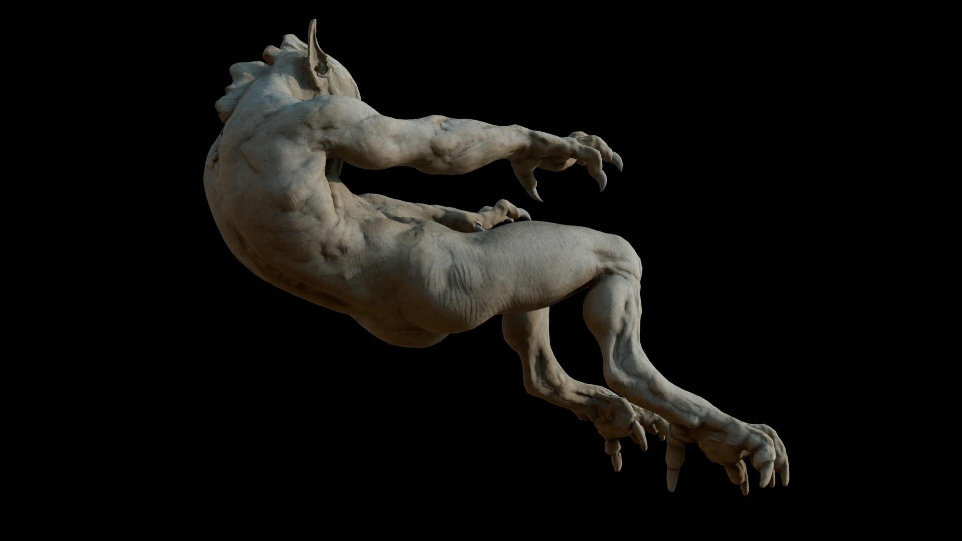 ArtStation - Falling Creature