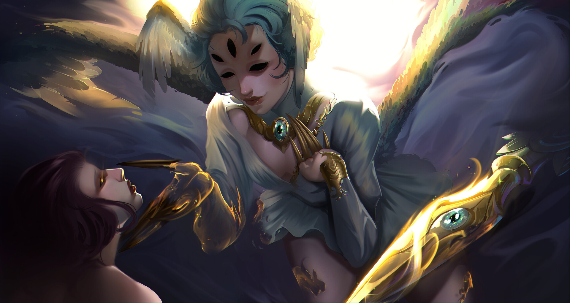 ArtStation - Celestial Reaper Evelynn - Concept Skin