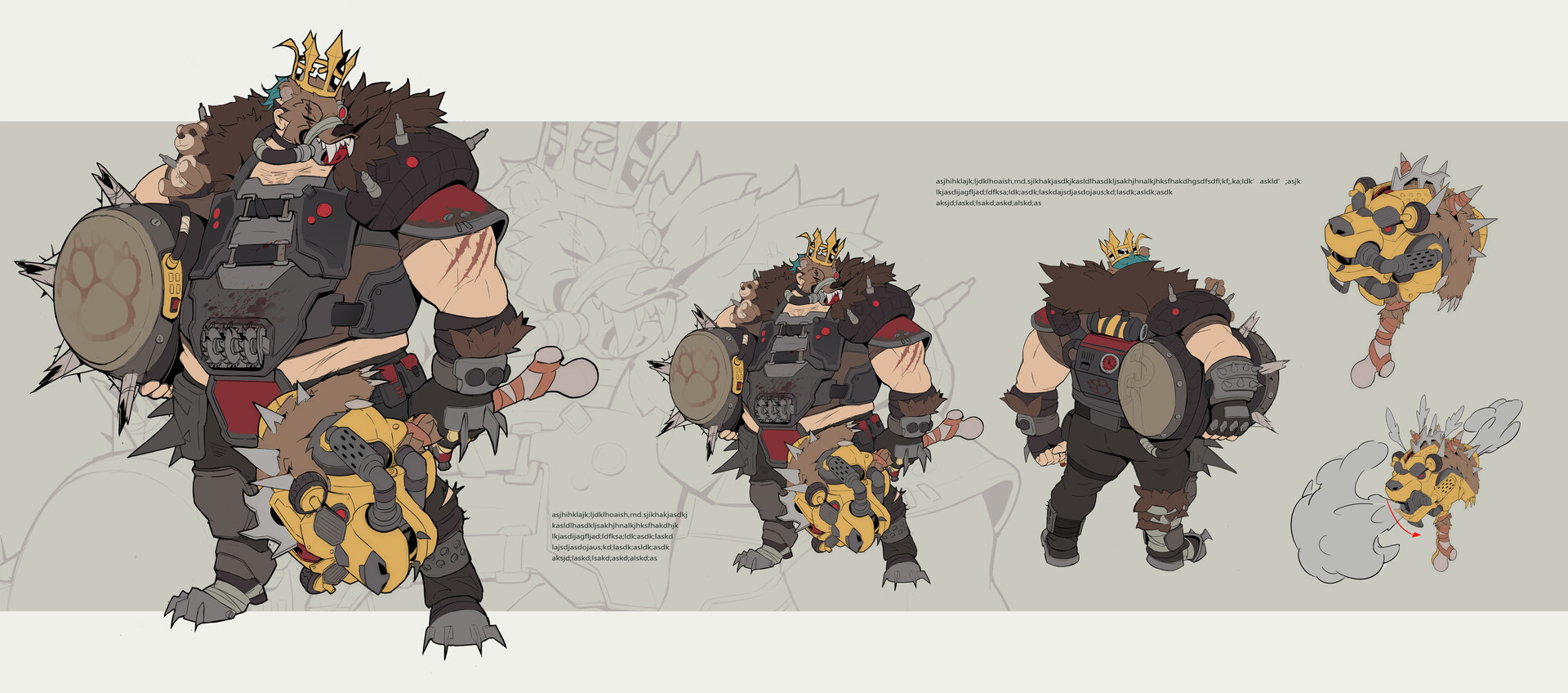 ArtStation - Wasteland style warrior