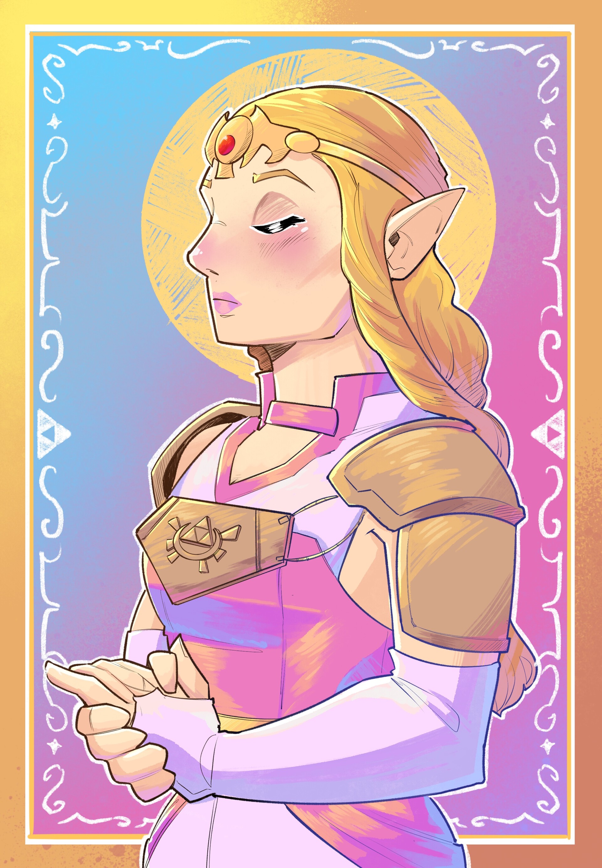 ArtStation - Zelda Portrait
