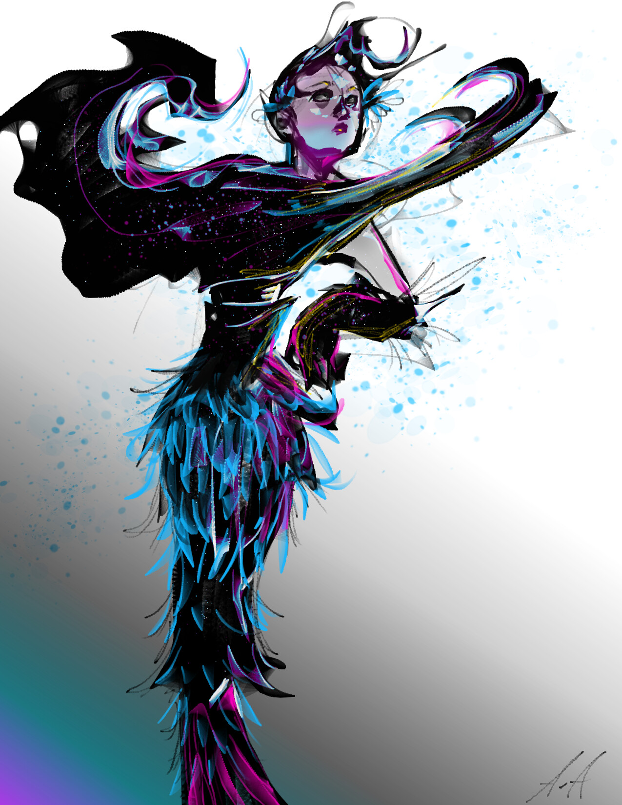 ArtStation - Raven sketch