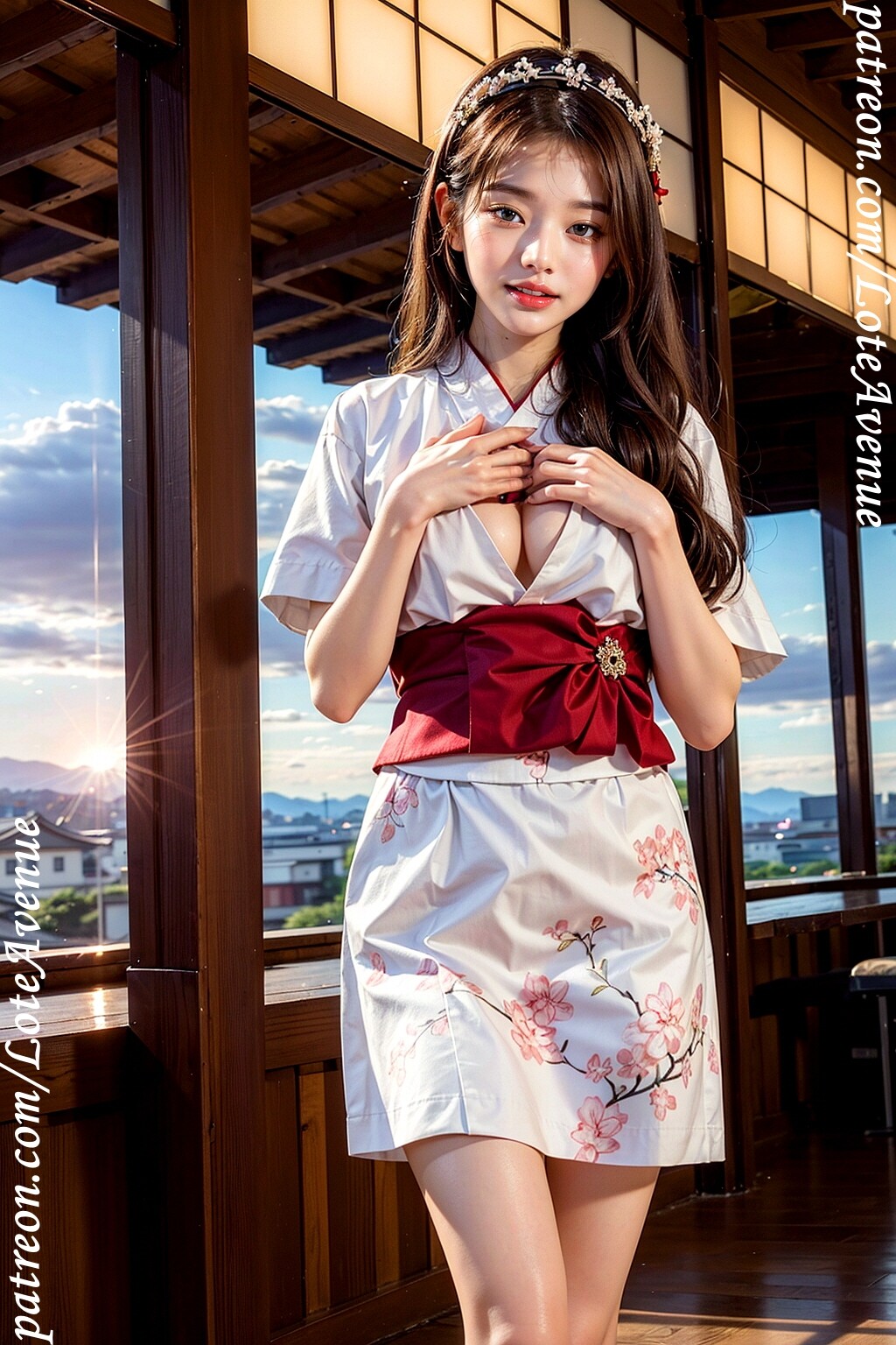 ArtStation - Kimono Sakura.