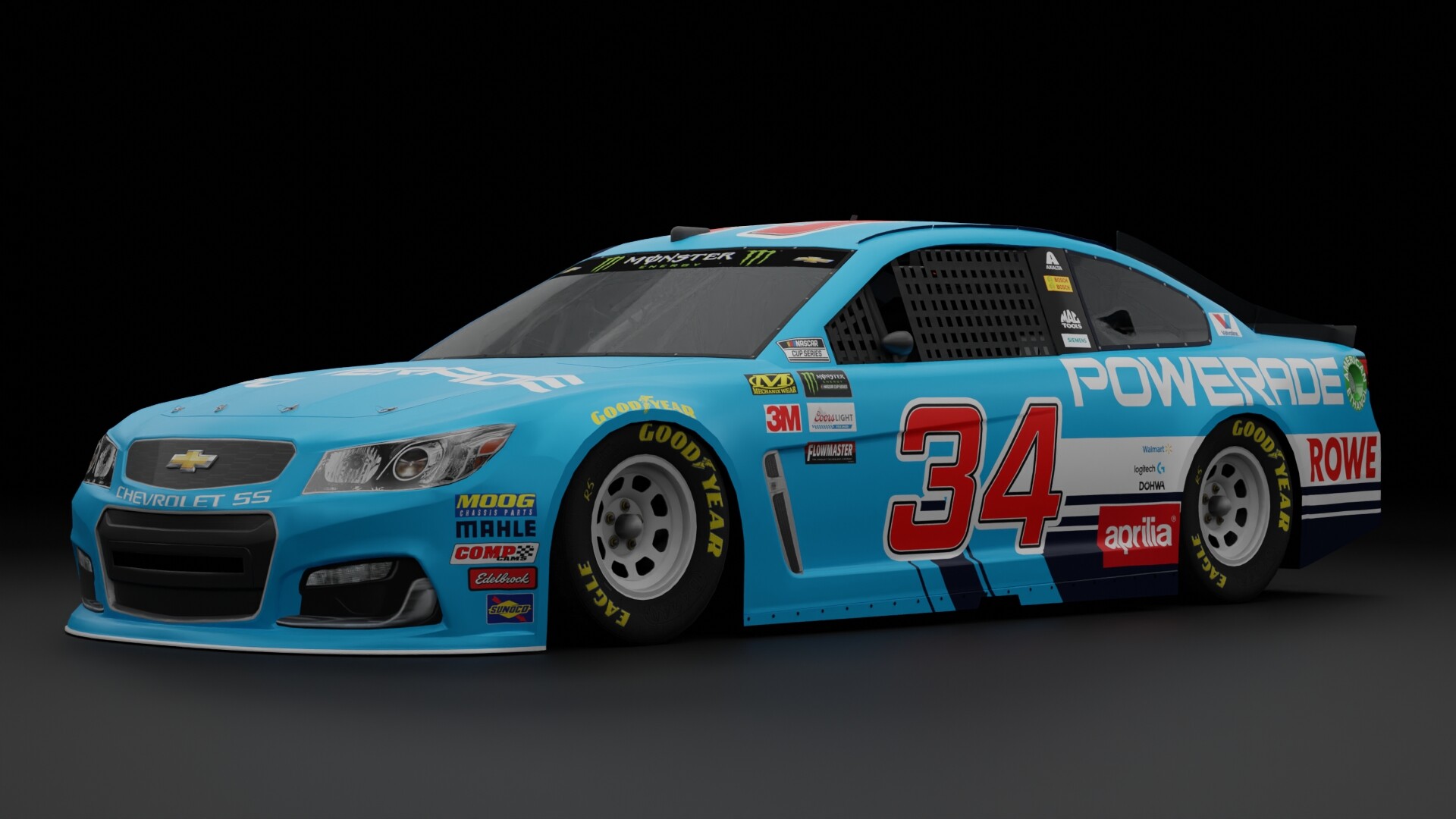 ArtStation - NASCAR Chevorlet SS Powerade livery