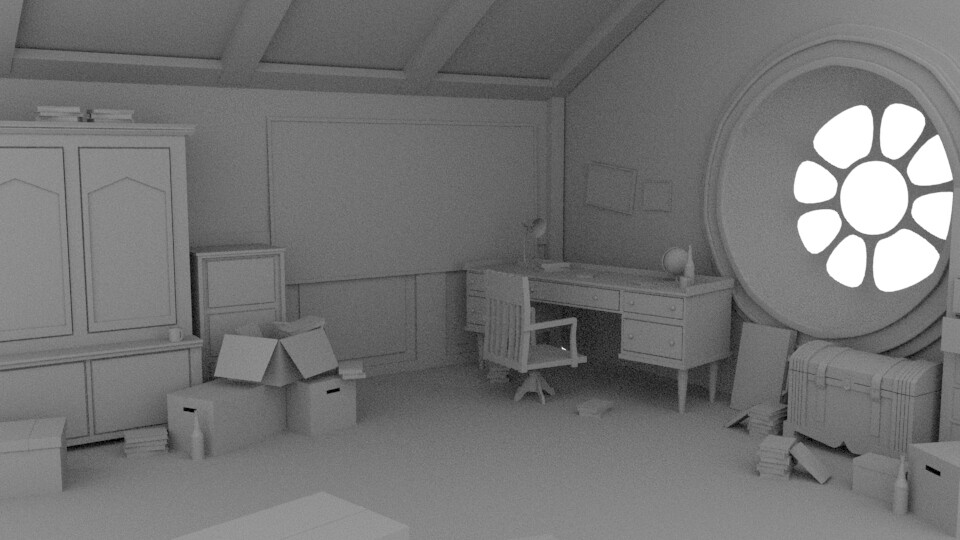 ArtStation - Room Concept for game