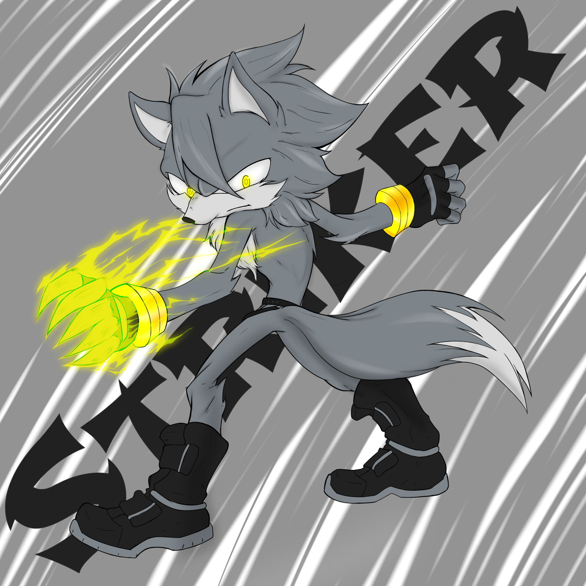Sonic As A Wolf
