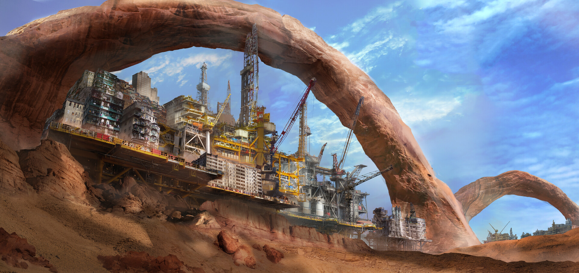 ArtStation - Flatiron Willpower 钢铁の意志 (Wasteland )