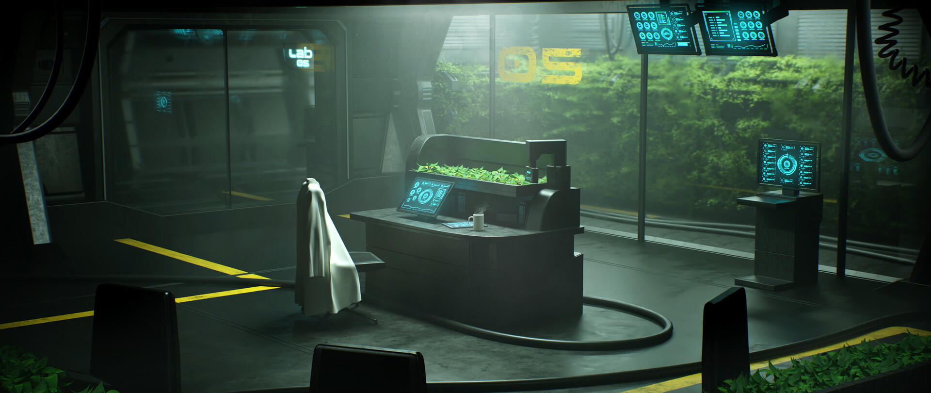 ArtStation - Biotech Lab