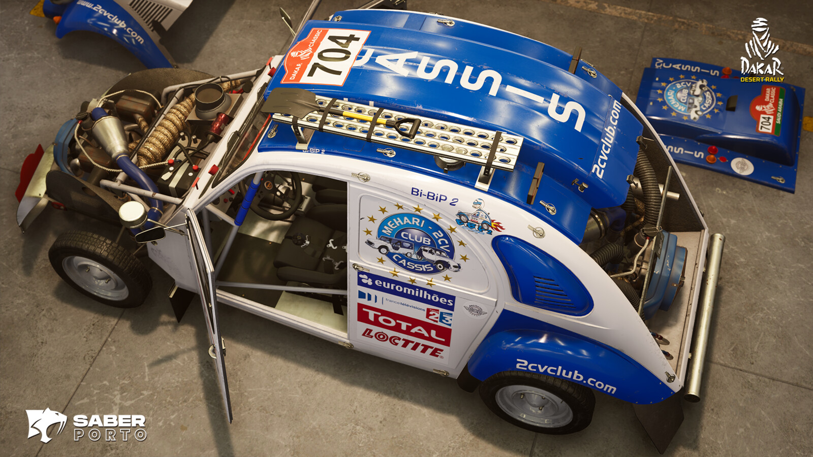 Vinu Abraham - Dakar Desert Rally- Citroen 2CV BI BIP2