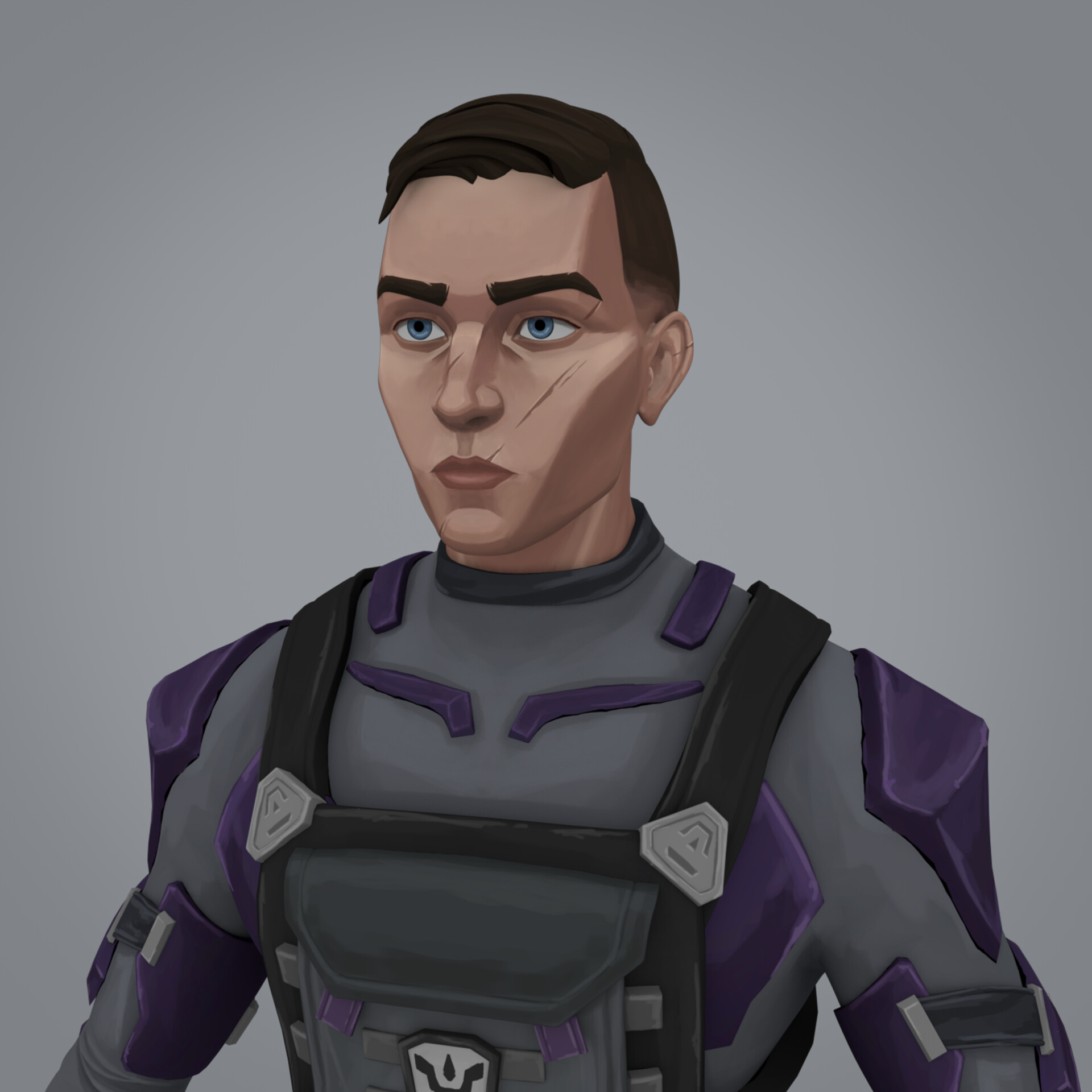 ArtStation - stylized paramilitary