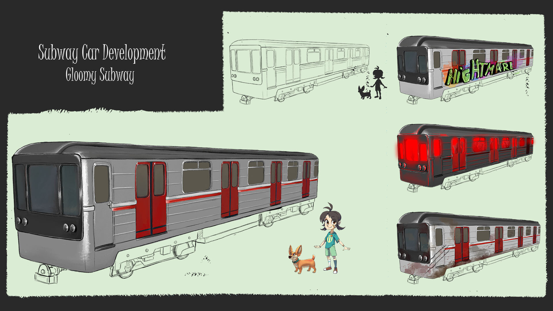 ArtStation - Subway Car Design Research