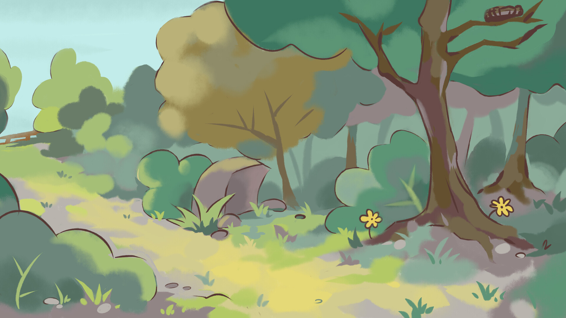 ArtStation - Cartoon backgrounds