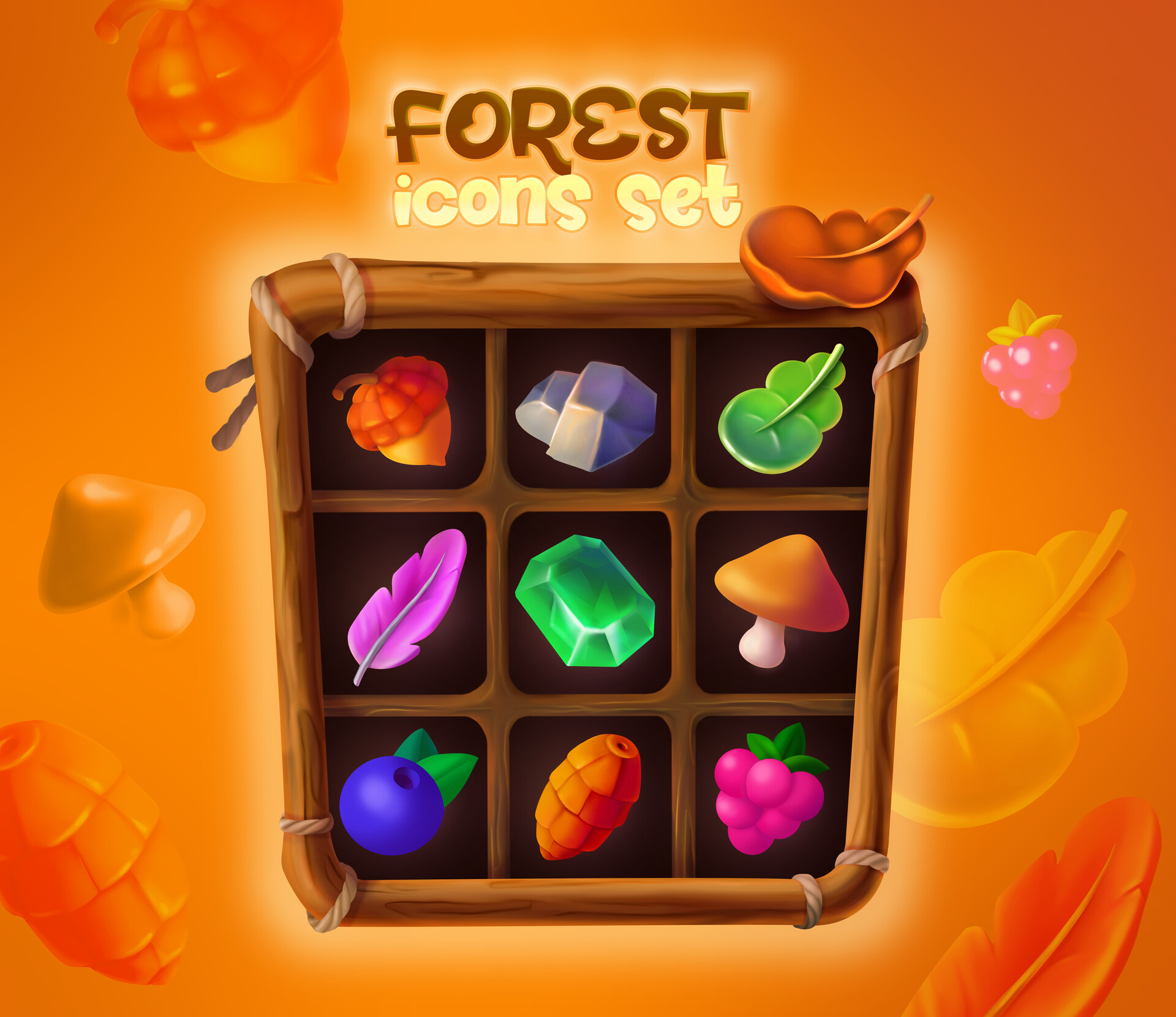 ArtStation - Forest Icons Set