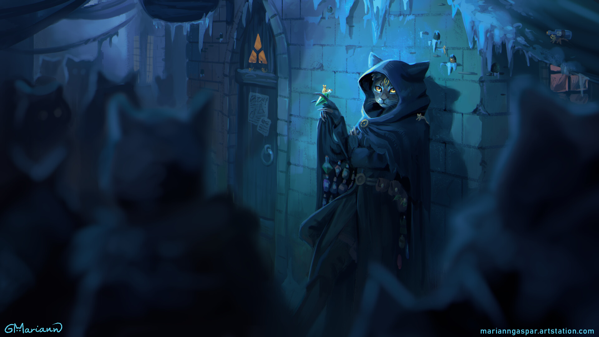 ArtStation - Alchemist cat