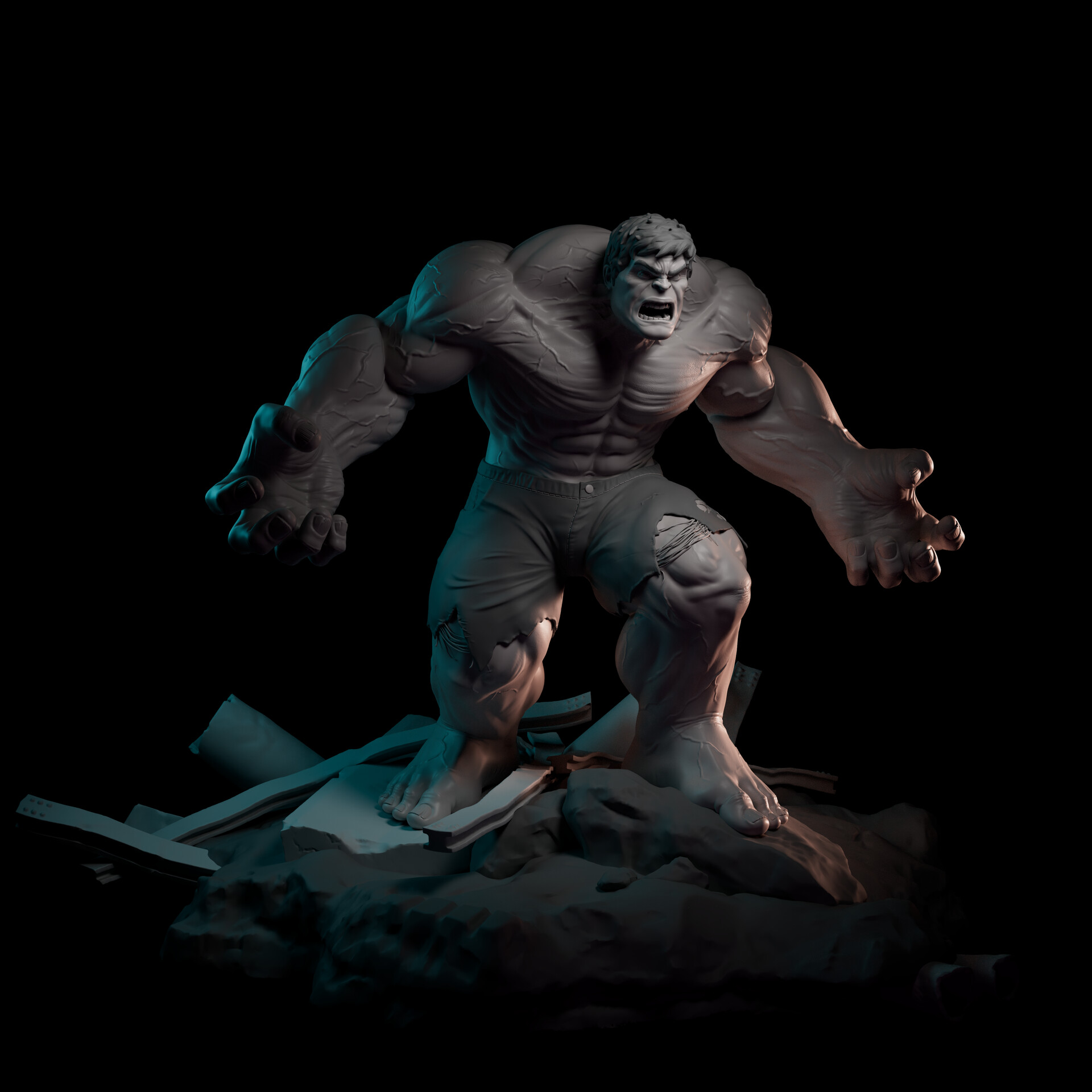 ArtStation - HULK Smash